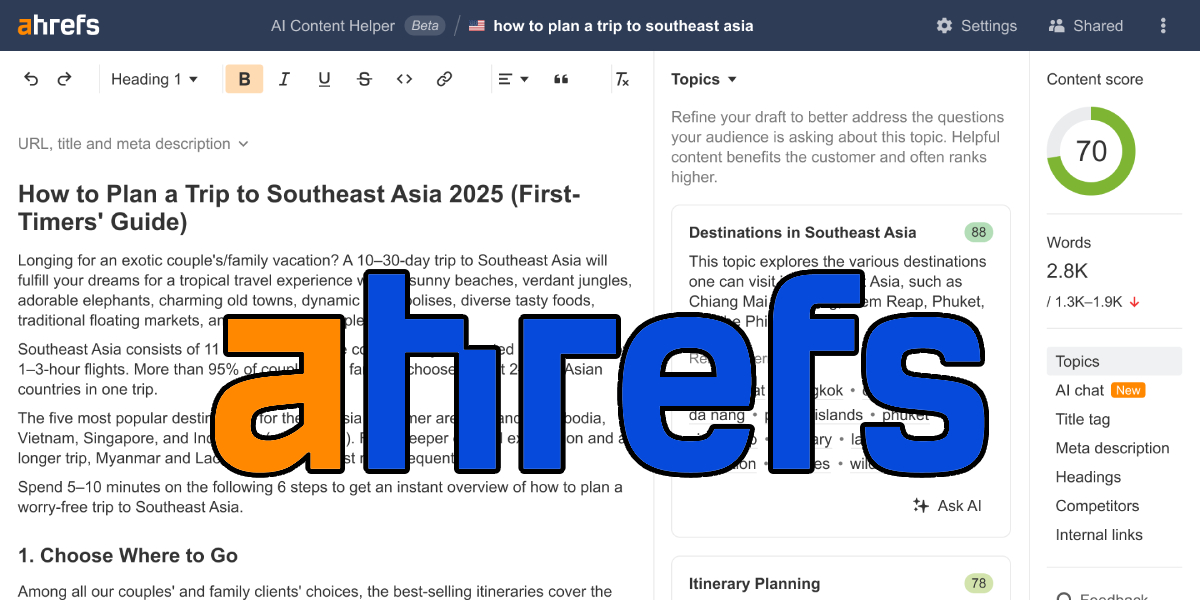 Ahrefs - Tools Brain
